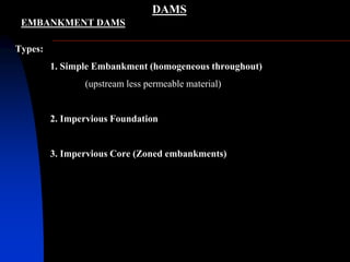 Earthen dams, types and description of it | PPTX | Geology | Science