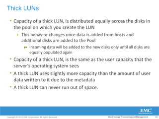 333 vnx unifiedimp_m02 block storage provisioning and management | PPT
