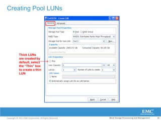 333 vnx unifiedimp_m02 block storage provisioning and management | PPT