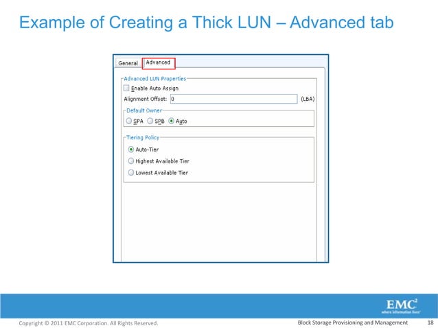 333 vnx unifiedimp_m02 block storage provisioning and management | PPT