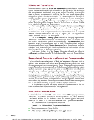 (eBook PDF) Managing Organizational Behaviour in Canada 2nd | PDF