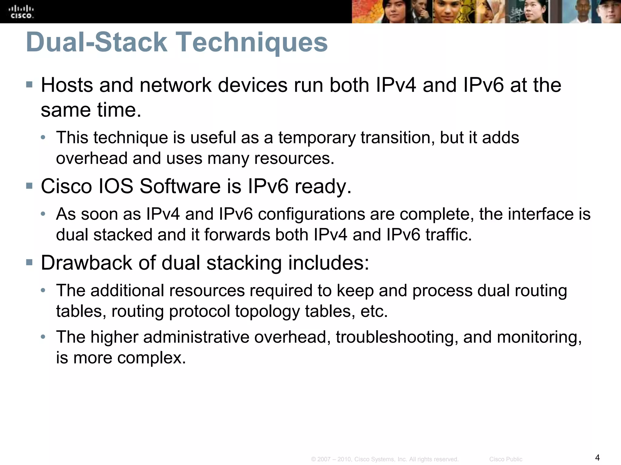 Transitioning IPv4 to IPv6 | PPTX
