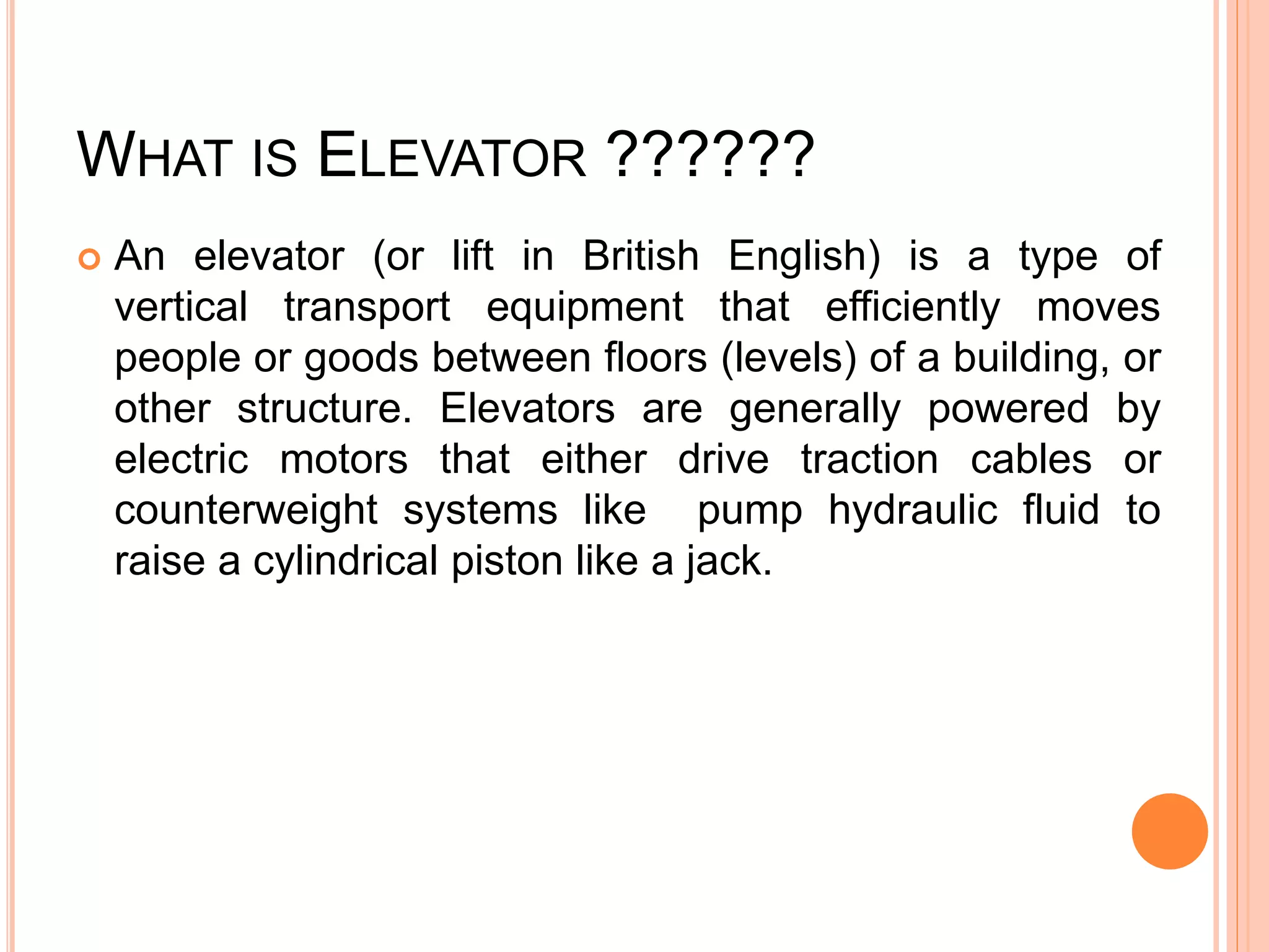 3340903- UEE- UNIT-3 ELEVATOR.pptx