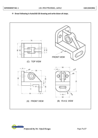 3341904 cad lab_manual_prepared by vipul hingu | PDF