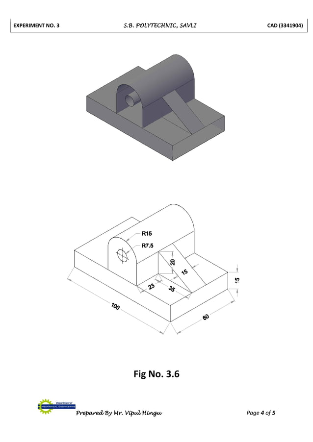 3341904 cad lab_manual_prepared by vipul hingu | PDF