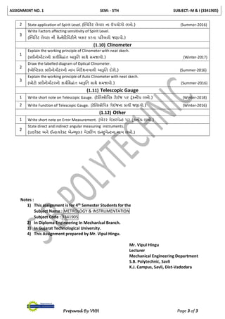 3341905_M & I_ASSIGNMENT_NO_1 | PDF