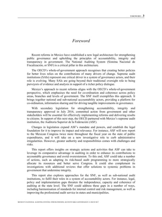 Mexicos National Auditing System Strengthening Accountable Governance ...