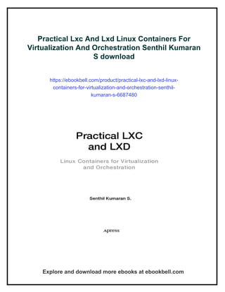 Practical Lxc And Lxd Linux Containers For Virtualization And ...
