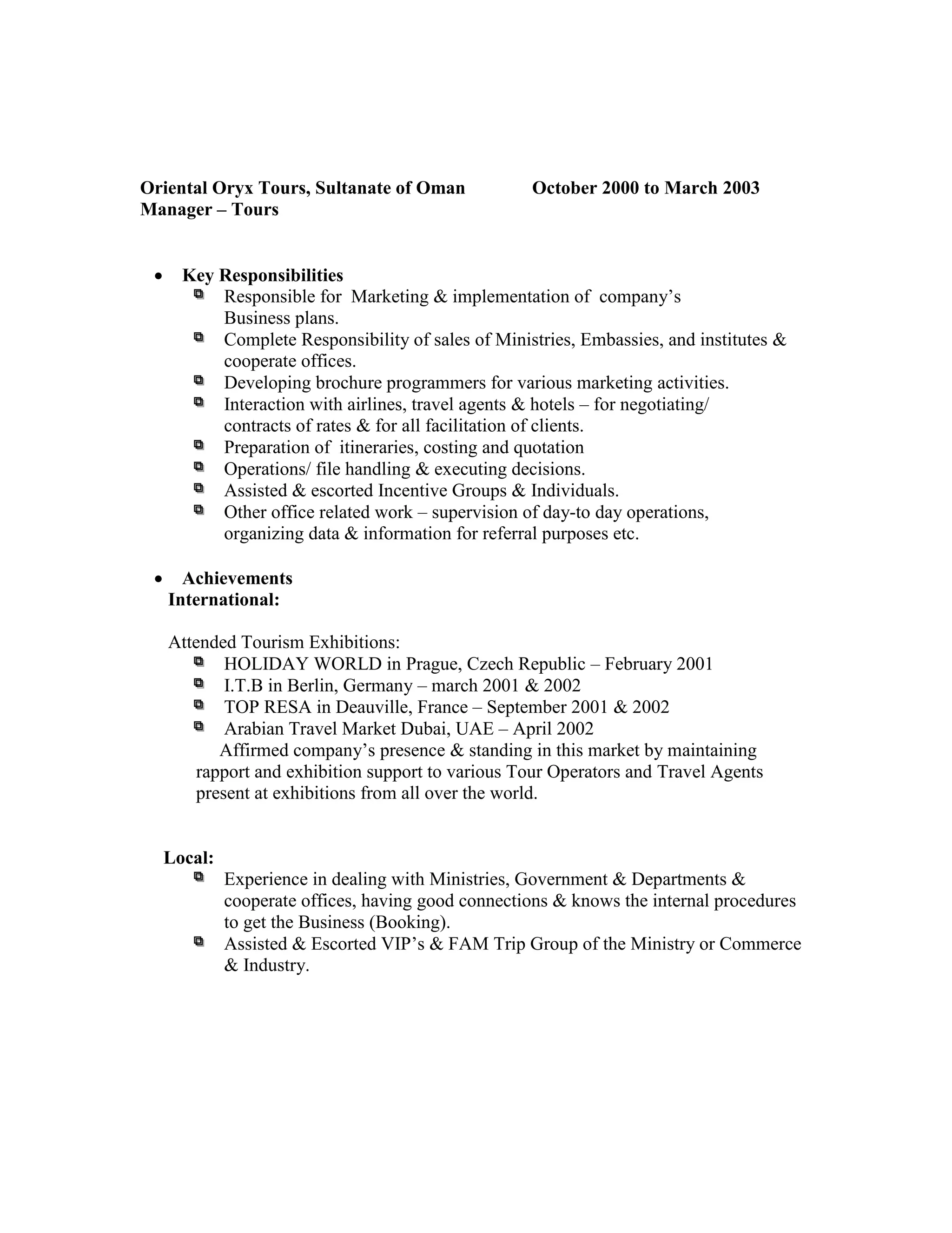 SAID AL HARTHY' CV | DOCX
