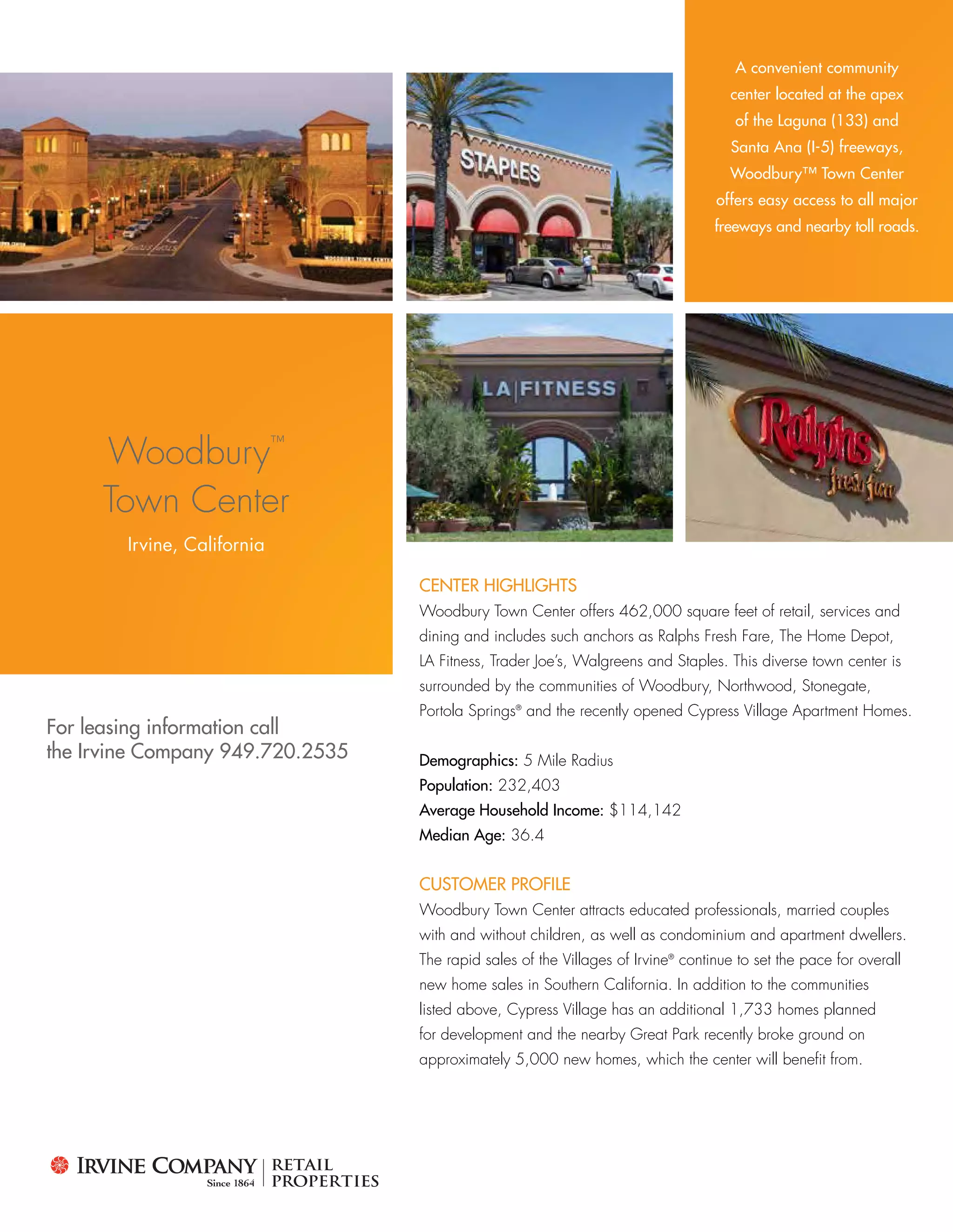 Irvine Company Retail Properties- Portfolio brochures | PDF
