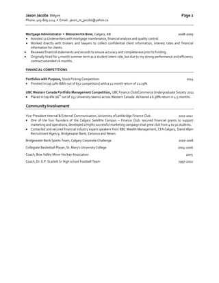 Jason Jacobs Resume 2017 | PDF