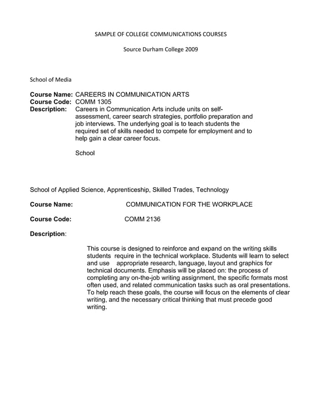 SAMPLE_OF_COLLEGE_COMMUNICATIONS_COURSES[1] | PDF