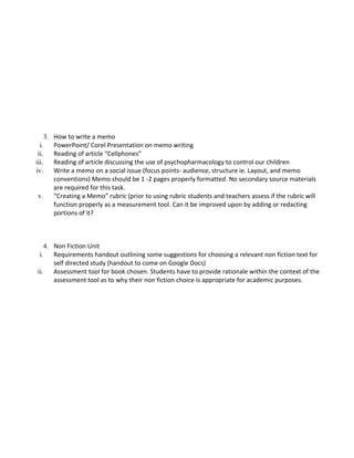 ENG 4C1 Week One-Three | DOC | Educational Assessment | Education