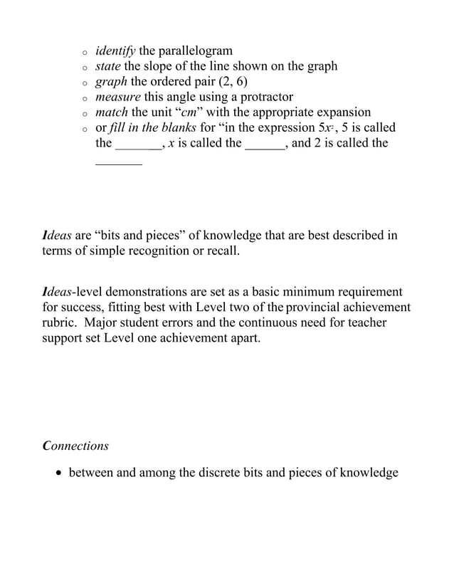 The ICE Model | DOC | Educational Assessment | Education