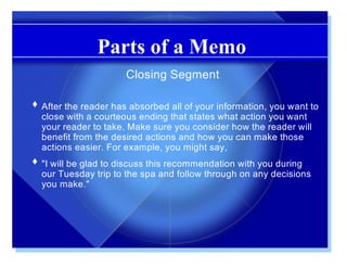 Memo | PPT