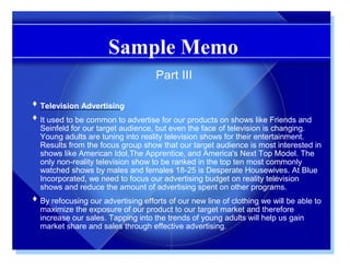 Memo | PPT