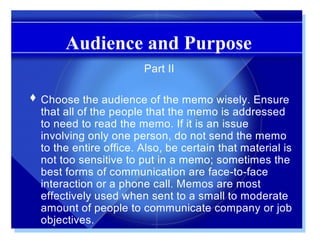 Memo | PDF