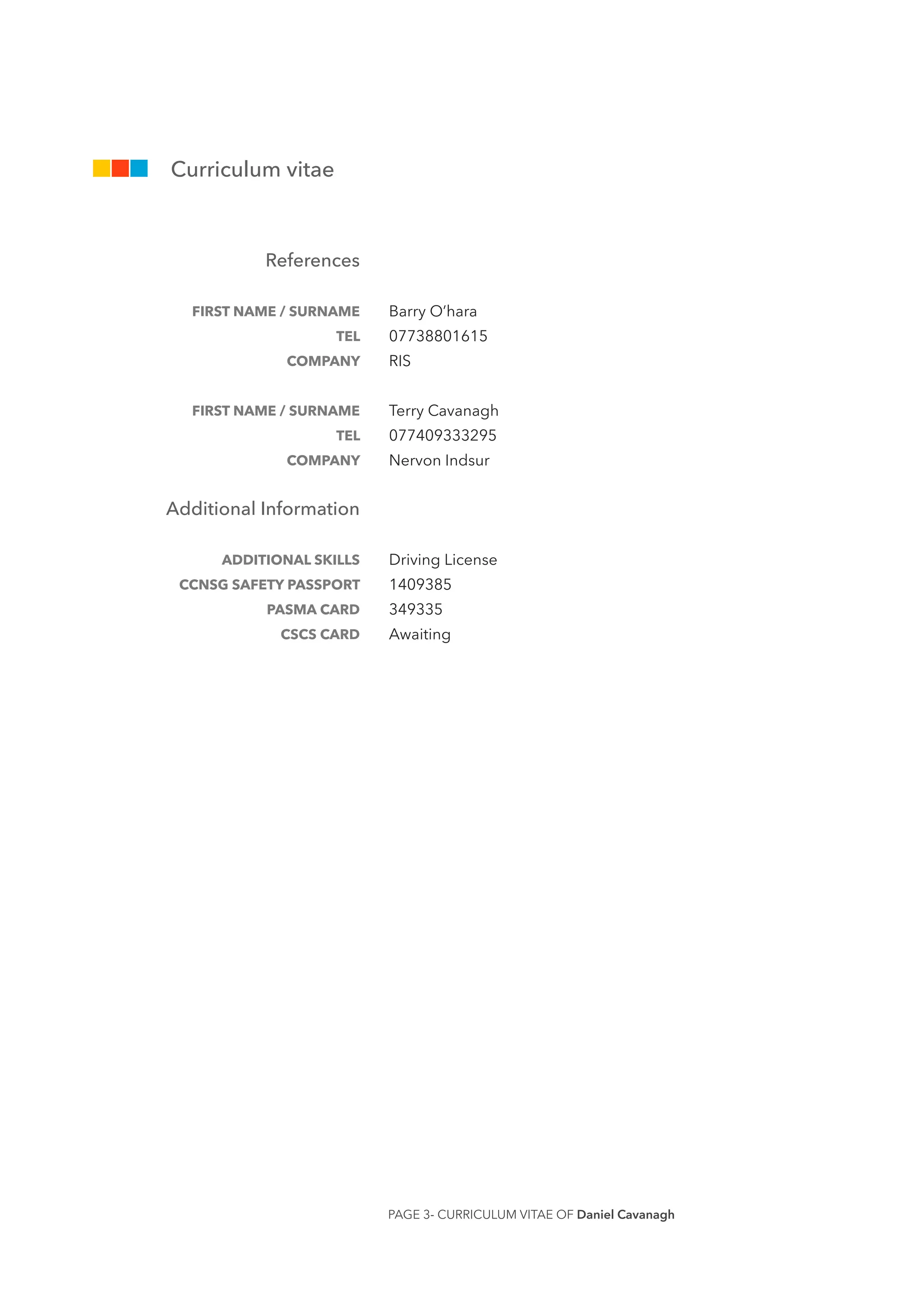 DanielCV.pages | PDF