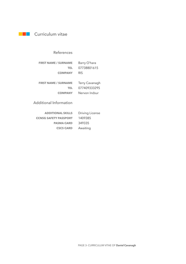 DanielCV.pages | PDF