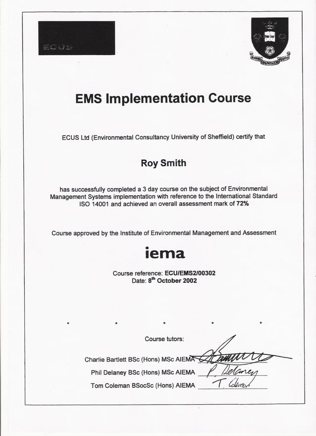 EMS Implementation | PDF