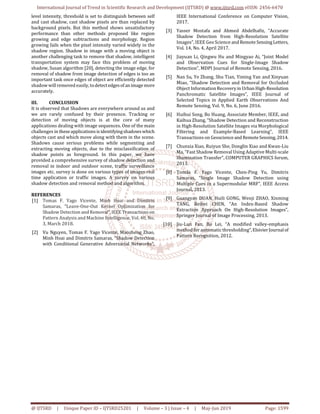 Shadow Detection and Removal Techniques A Perspective View | PDF | Geography | Science