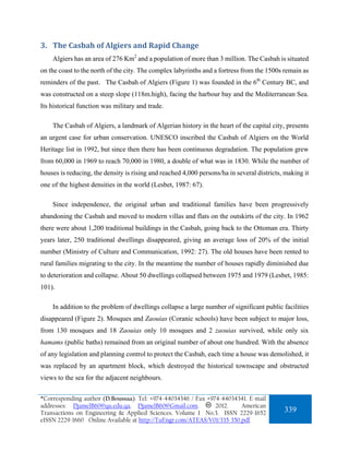 The Casbah of Algiers, in Algeria; From an Urban Slum to a Sustainable ...