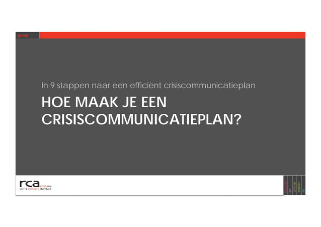 Hoe maak je een crisiscommunicatieplan? | PPT
