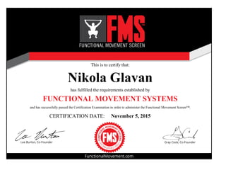 FMS_Certification_Exam | PPT