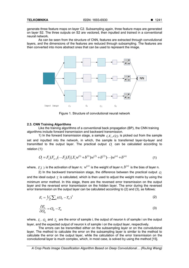 A Crop Pests Image Classification Algorithm Based On Deep Convolutional