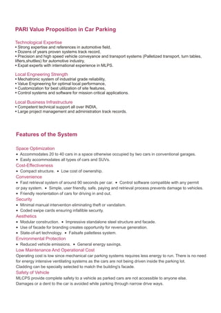 PARI Carparking Brochure Web | PDF