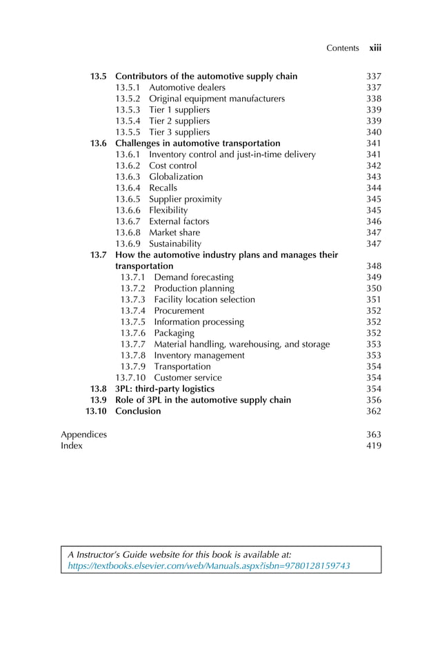 Logistics Transportation Systems Md Sarder | PDF