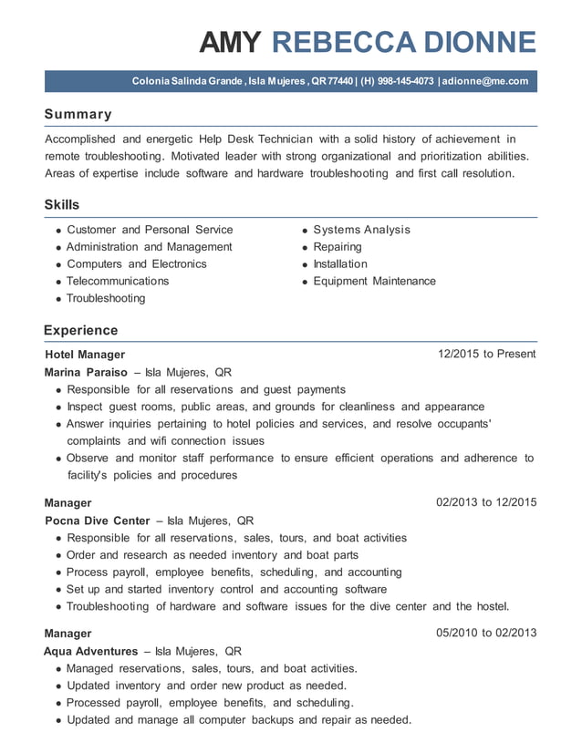 Amy Rebecca Resume 1 | DOCX