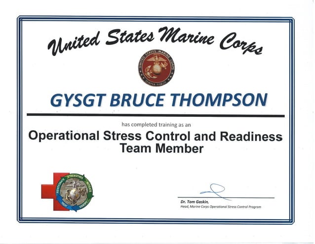 Operational Stress Control and Readiness (OSCAR) | PDF