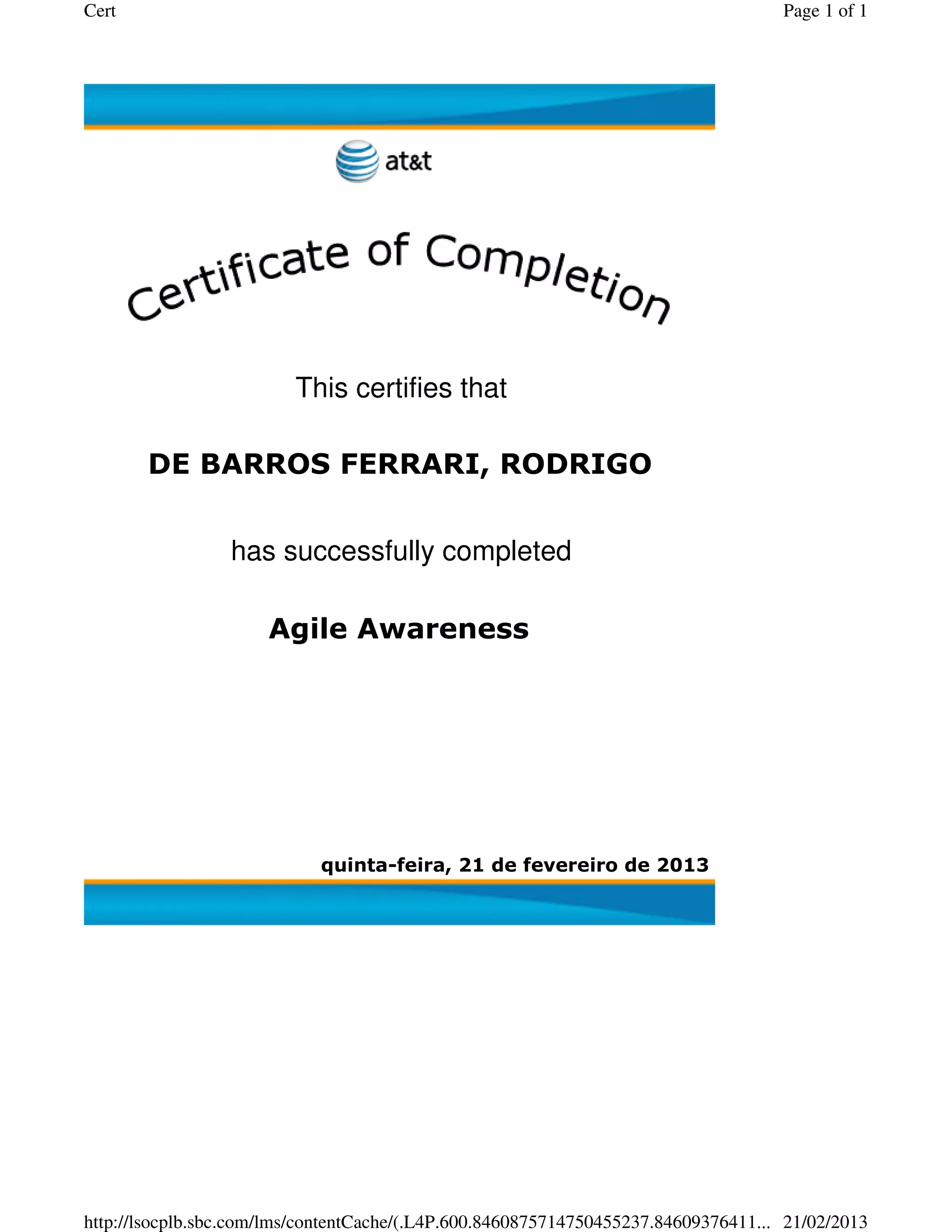 agile awareness | PDF
