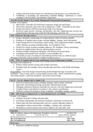 Hays Highways CV | PDF
