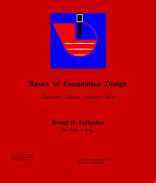 Basics of Foundation Design | PDF