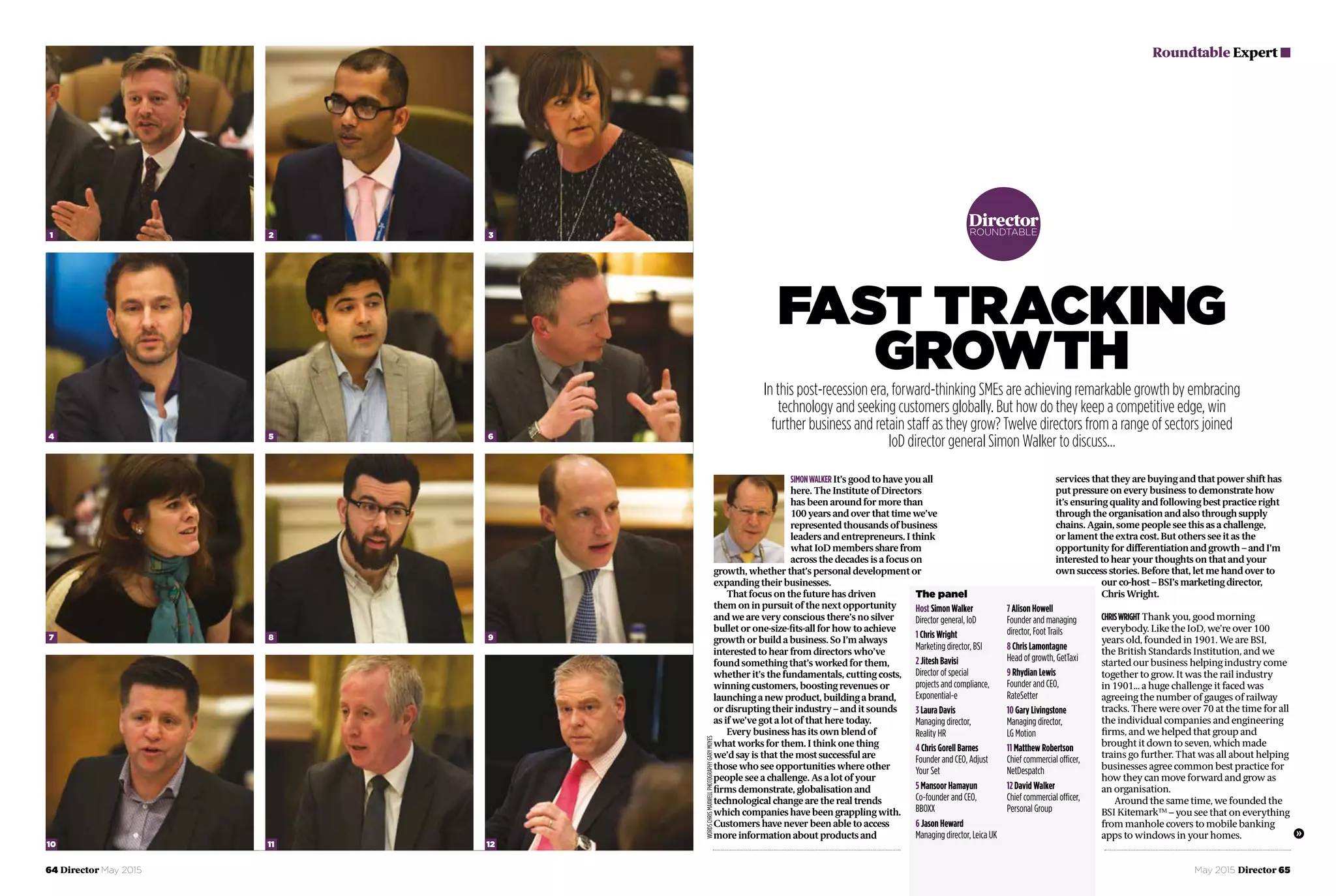 Director Roundtable_Fast Tracking Growth May_15 | PDF | Green Solutions ...
