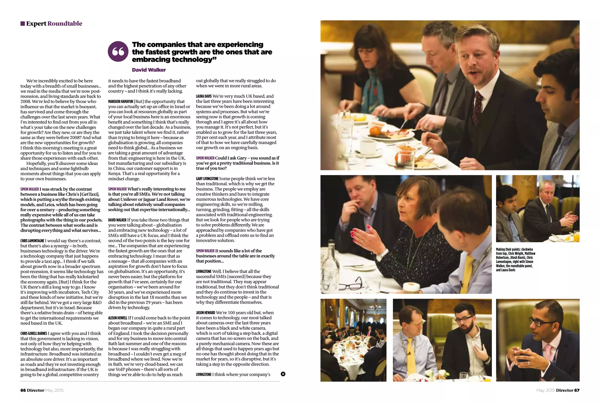 Director Roundtable_Fast Tracking Growth May_15 | PPT