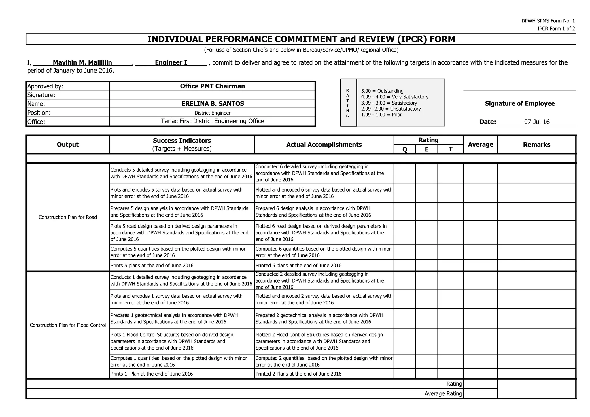 336742956 individual-performance-commitment-and-review-ipcr-form | PDF