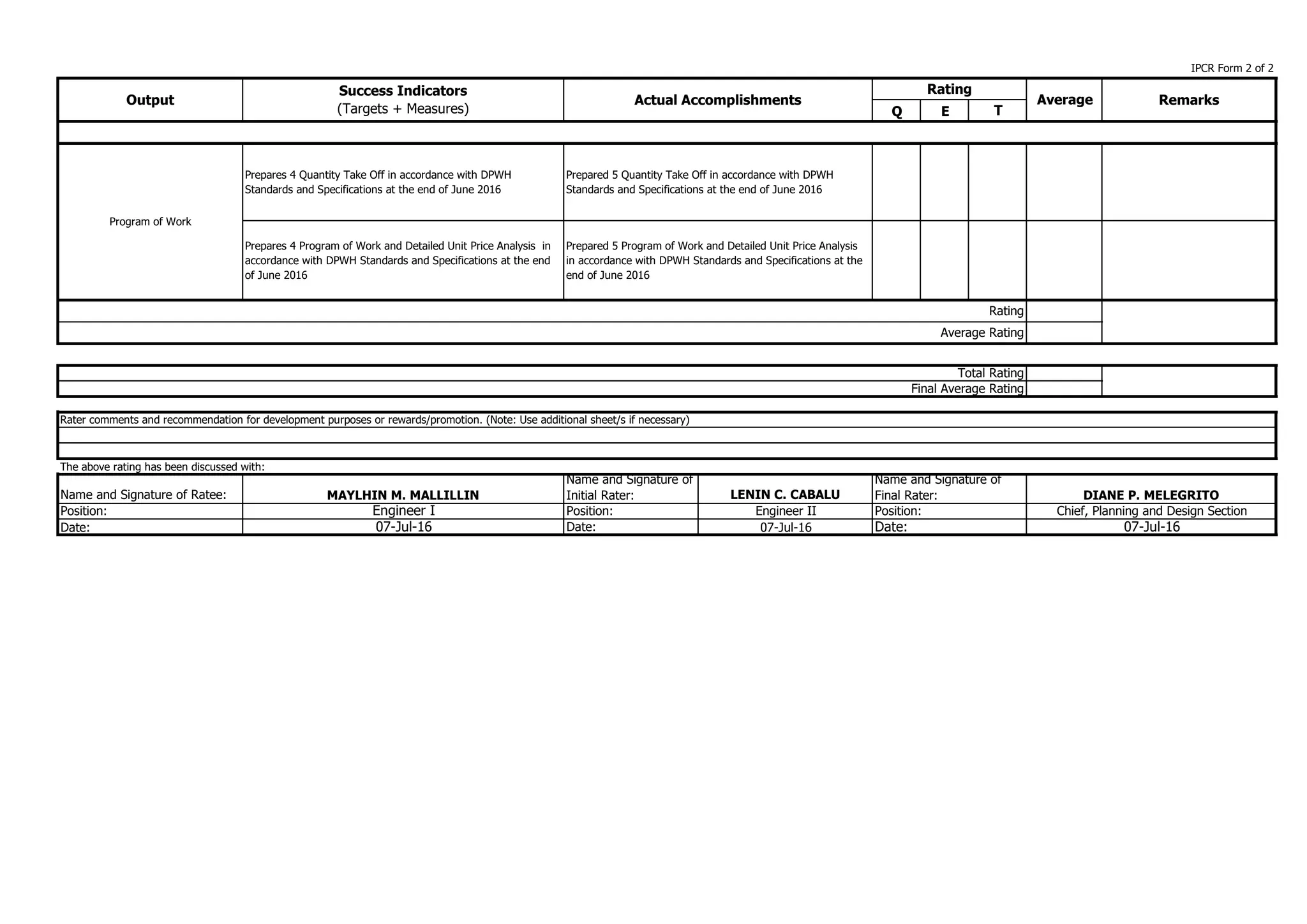 336742956 individual-performance-commitment-and-review-ipcr-form | PDF