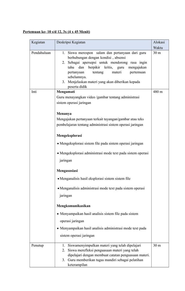 336853415 rpp-xi-sistem-operasi-jaringan | PDF
