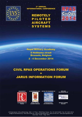 RPAS-CivOps-2014_Conference-Progam | PDF