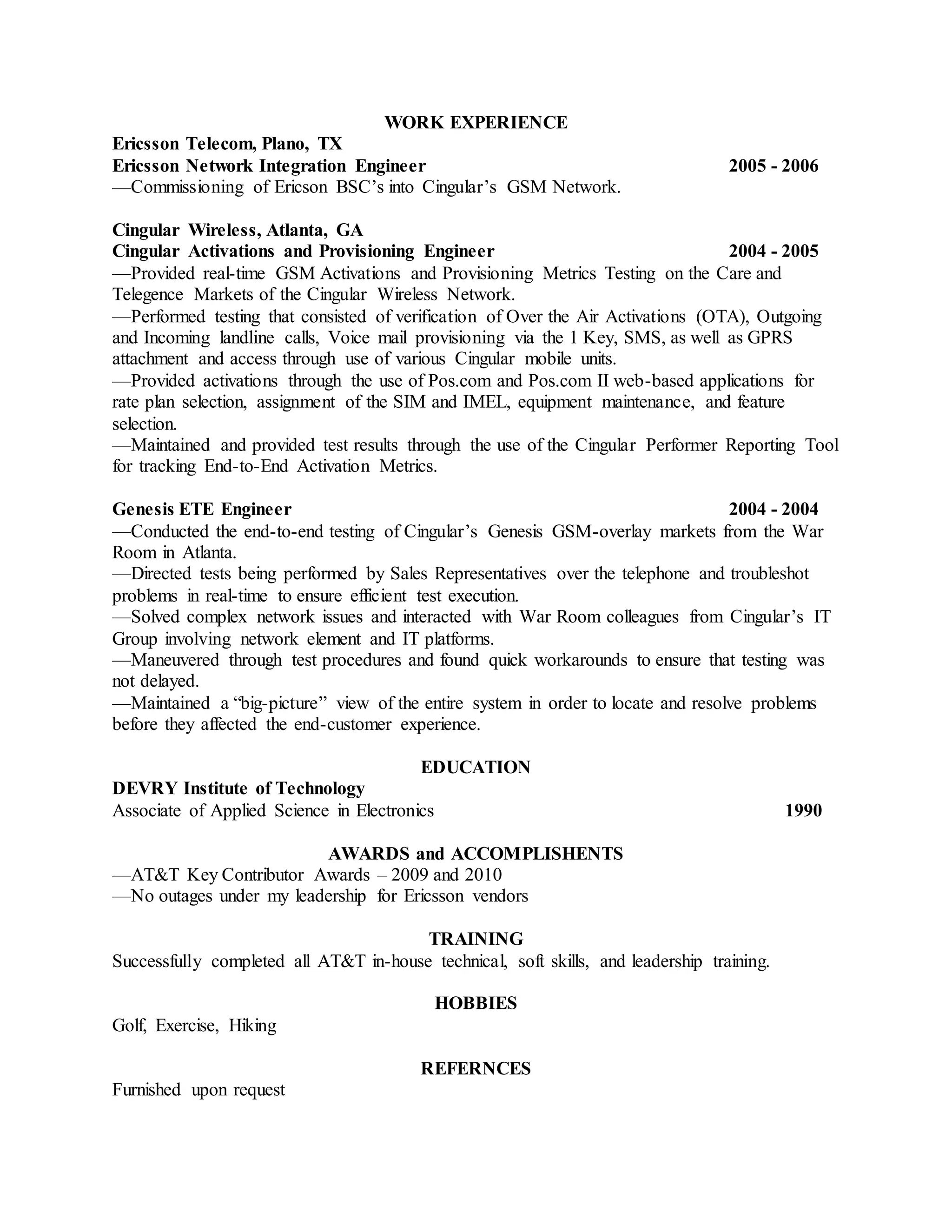 Greg Gonzalez resume | DOCX