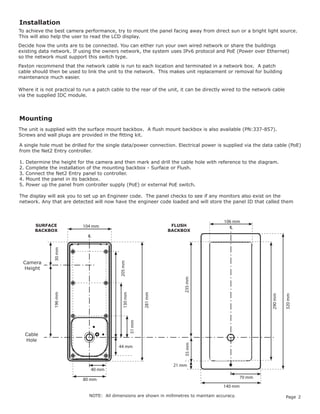 Paxton Access 337-837-US Instruction Manual | PDF