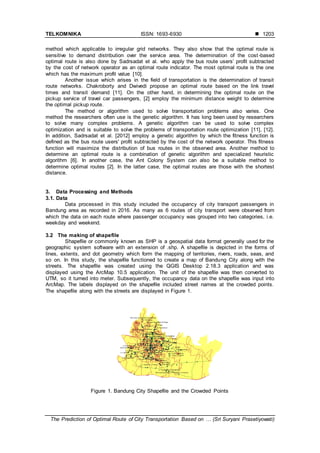 The Prediction of Optimal Route of City Transportation Based on Passenger Occupancy using ...