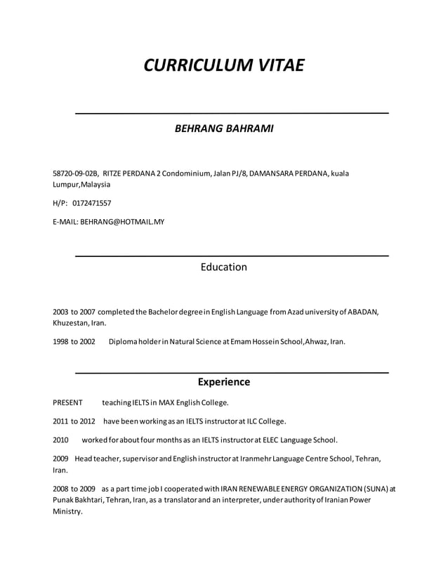 CURRICULUM VITAE | DOCX
