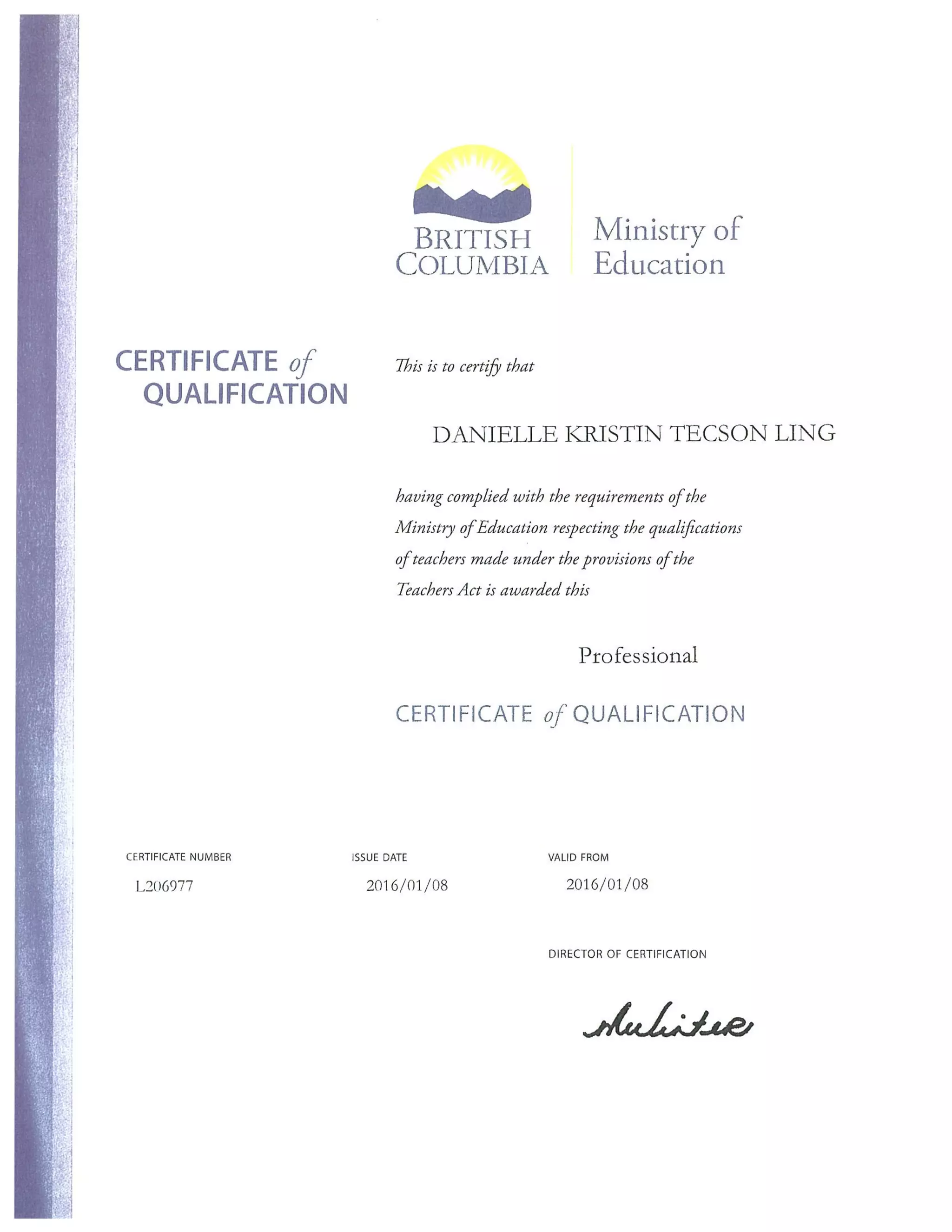 TRB Certificate 2016 | PDF