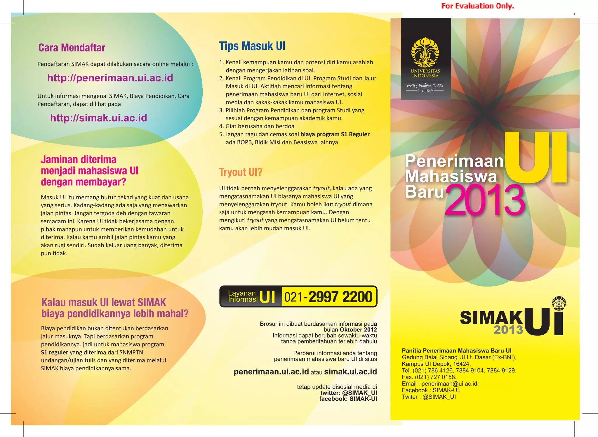 simak UI 2013 | PDF