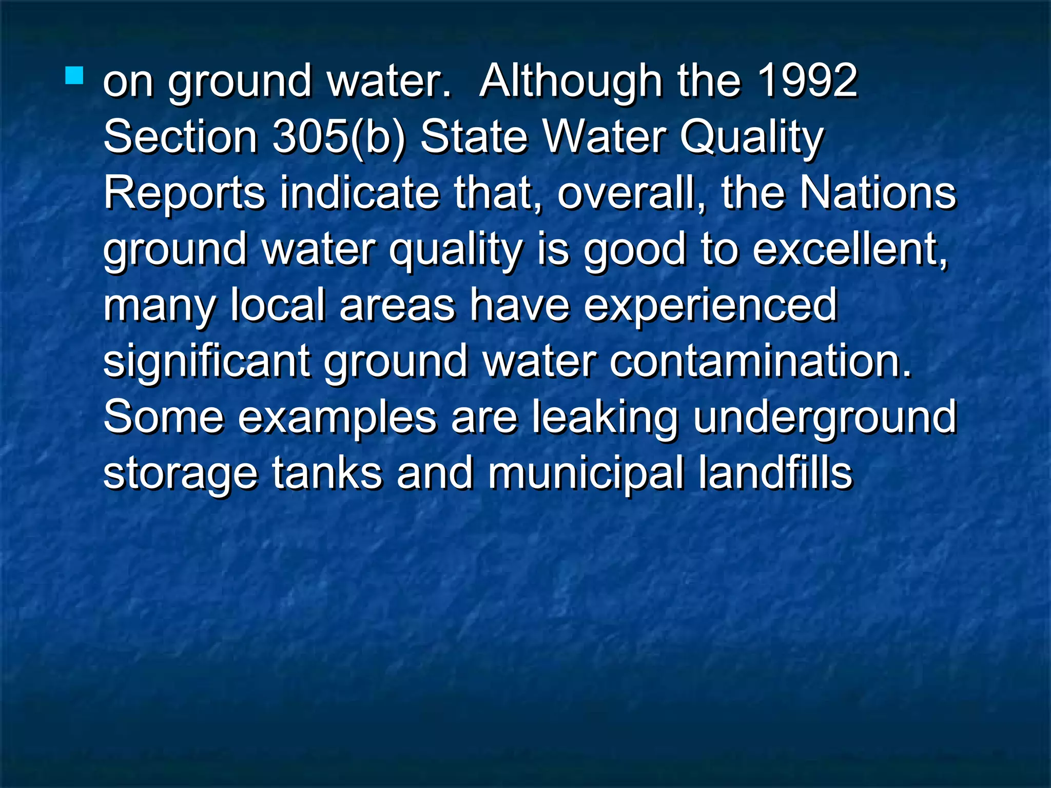 presentation on water pollution | PPT