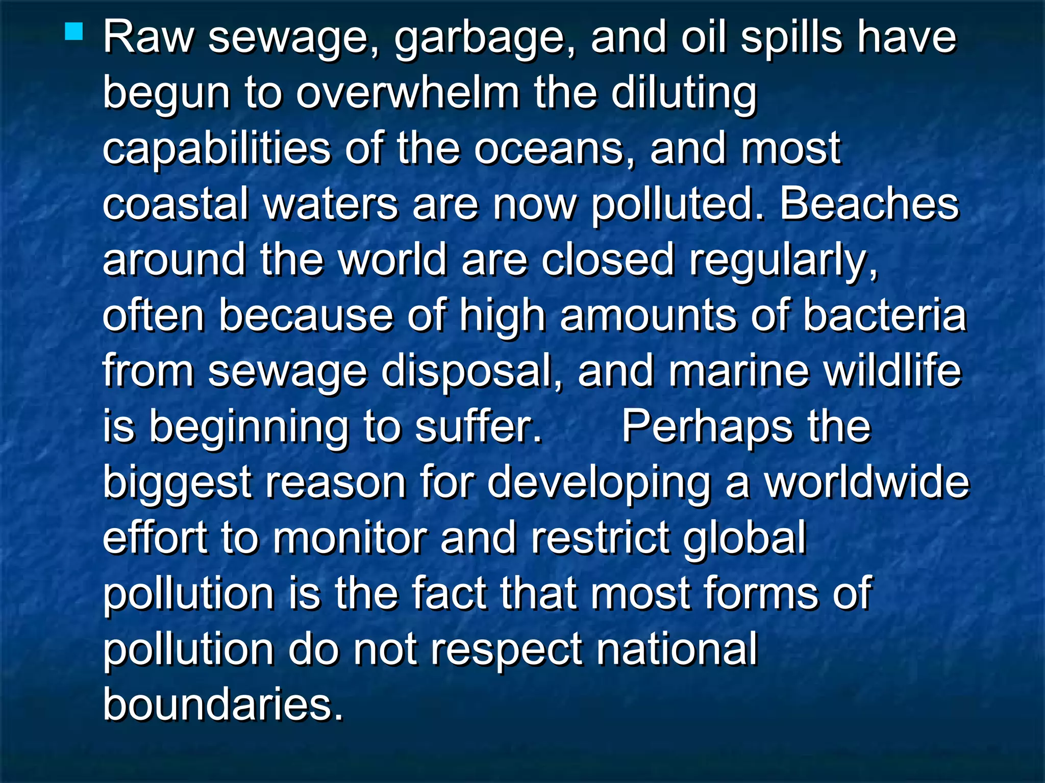 presentation on water pollution | PPT